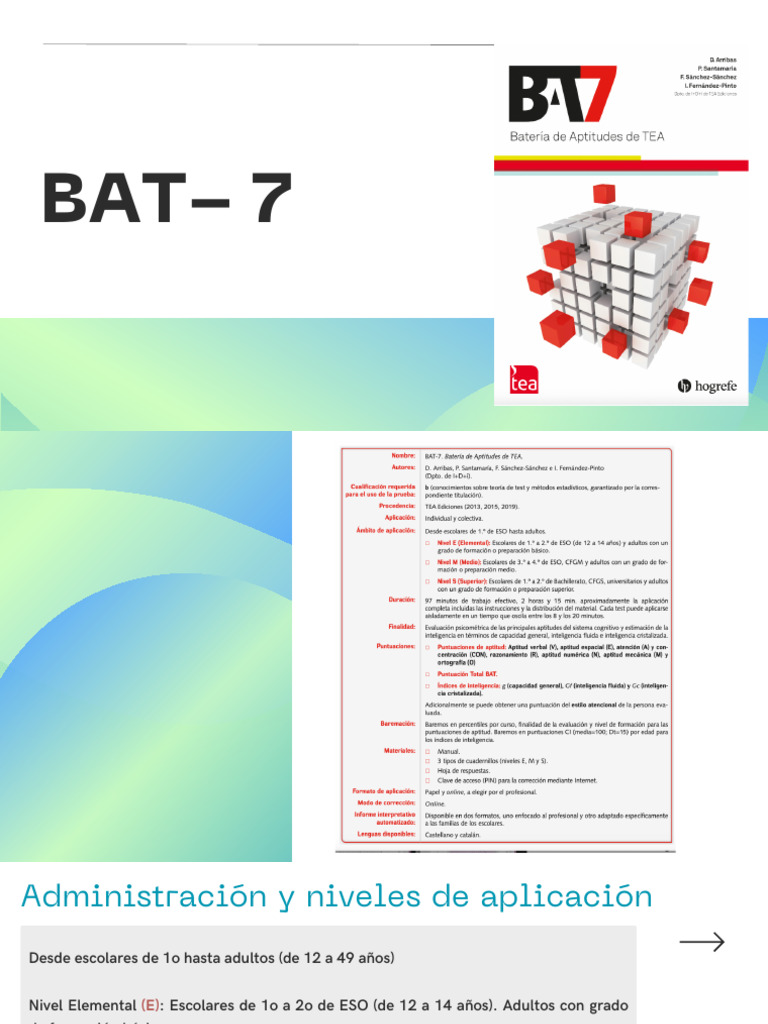 PDF Bat7 PRESENTACIÓN | PDF