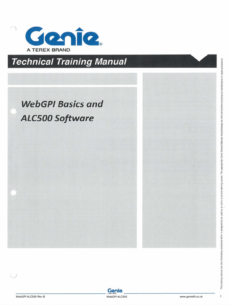 Genie WebGPI Training | PDF