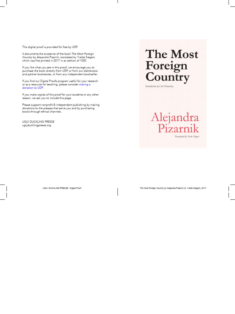 The Most Foreign Country Overview | PDF | General Fiction