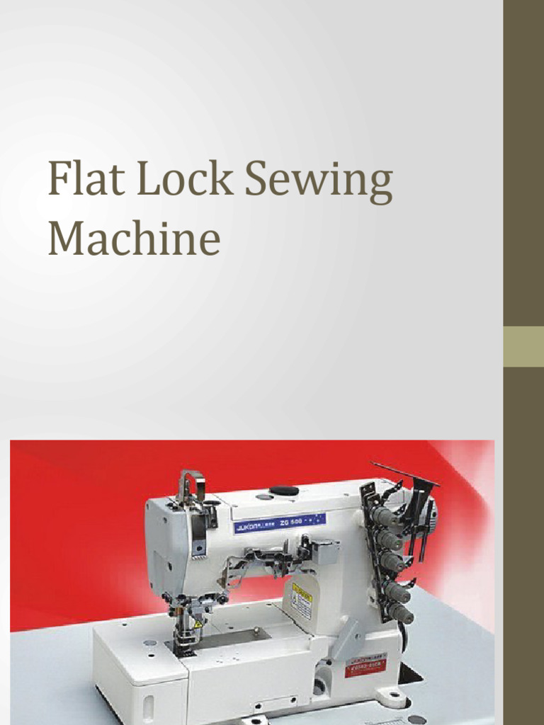 Flat Lock Sewing Machine | PDF