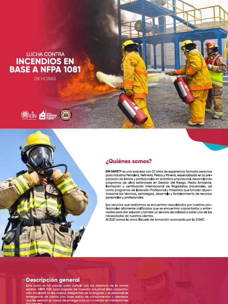 Lucha Contra Incendios NFPA 1081 (3) | PDF