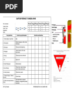 Check List Apar | PDF