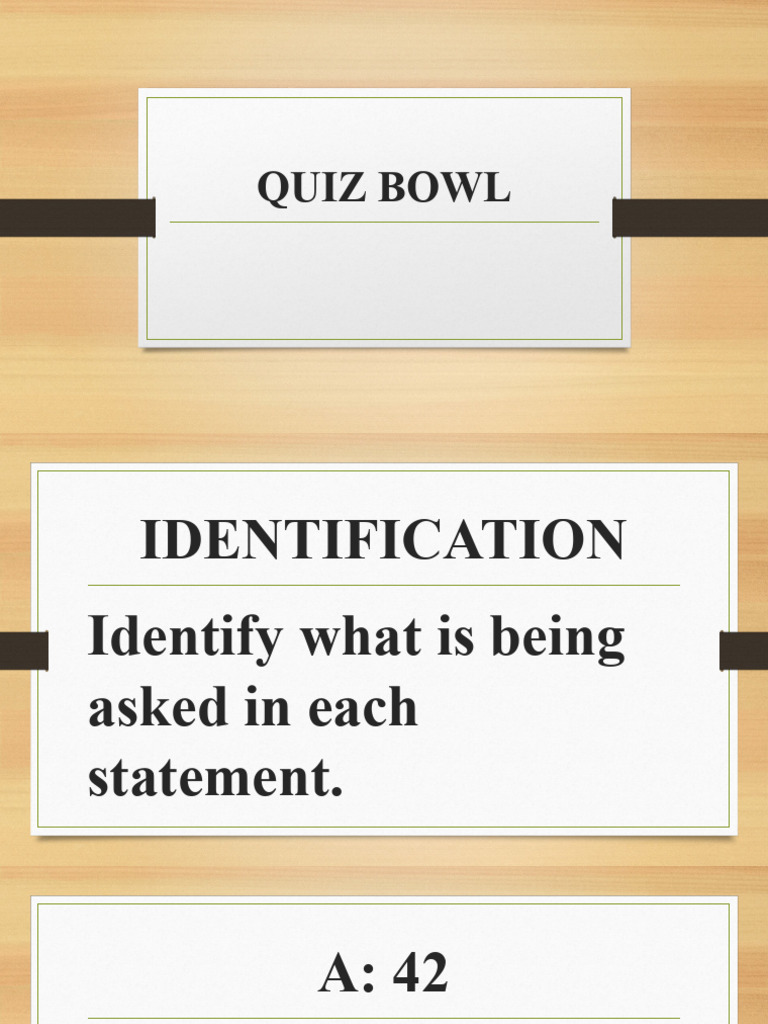 Quiz Bowl | PDF | Triangle | Chemistry