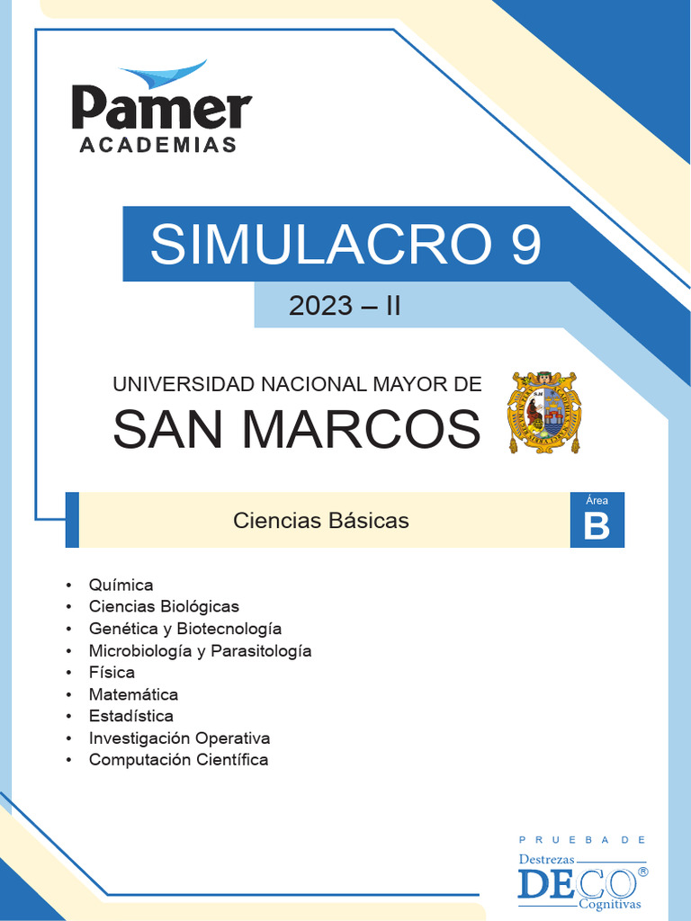 SIMULACRO - 9 - Area B | PDF | Deforestación | Sustentabilidad