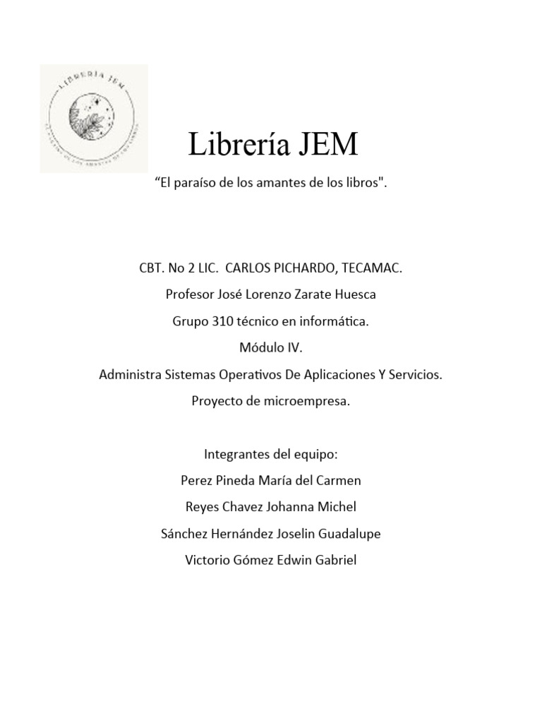 Librería JEM-1 | PDF