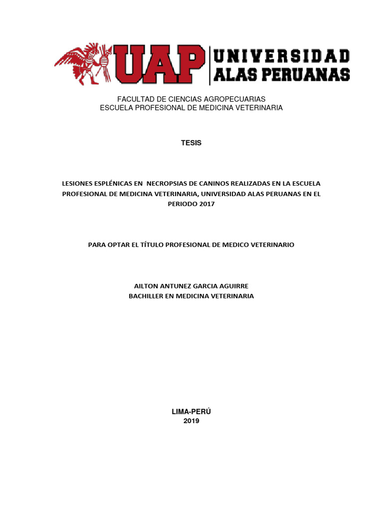 Tesis Lesiones Esplénicas | PDF | Ciencia y matemáticas