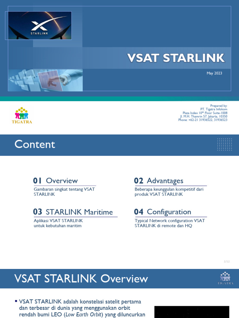 VSAT STARLINK Overview v1.0 | PDF | Komputer