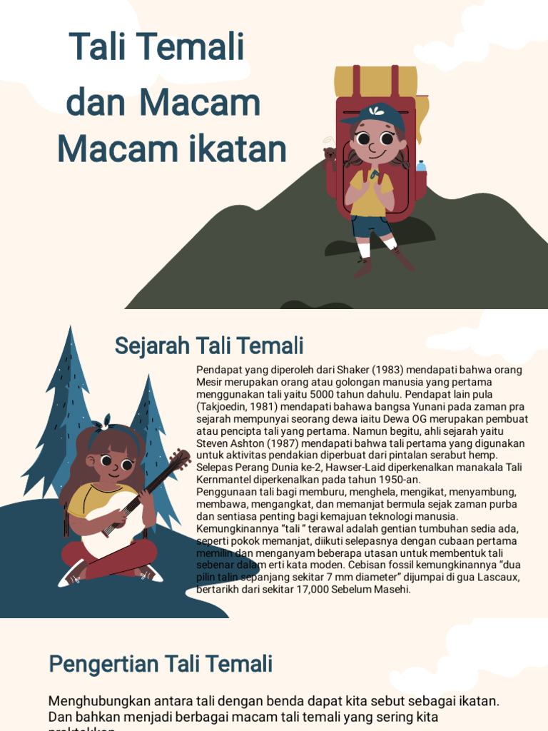 Sejarah dan Macam Ikatan Tali | PDF