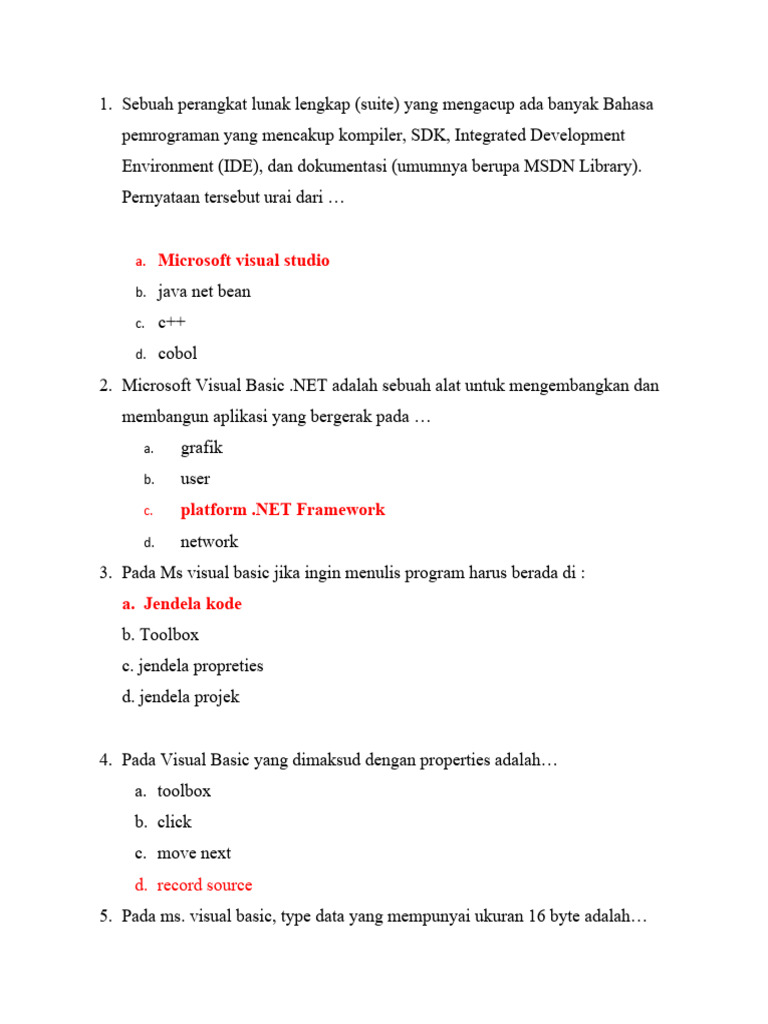 Kisikisii Soal | PDF
