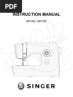Singer M3220 Sewing Machine Instruction Manual | PDF | Sewing Machine ...