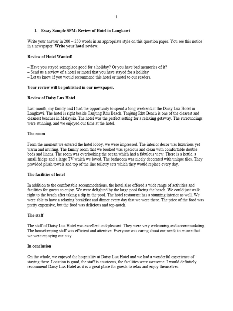 Writing Part 2 & 3 | PDF