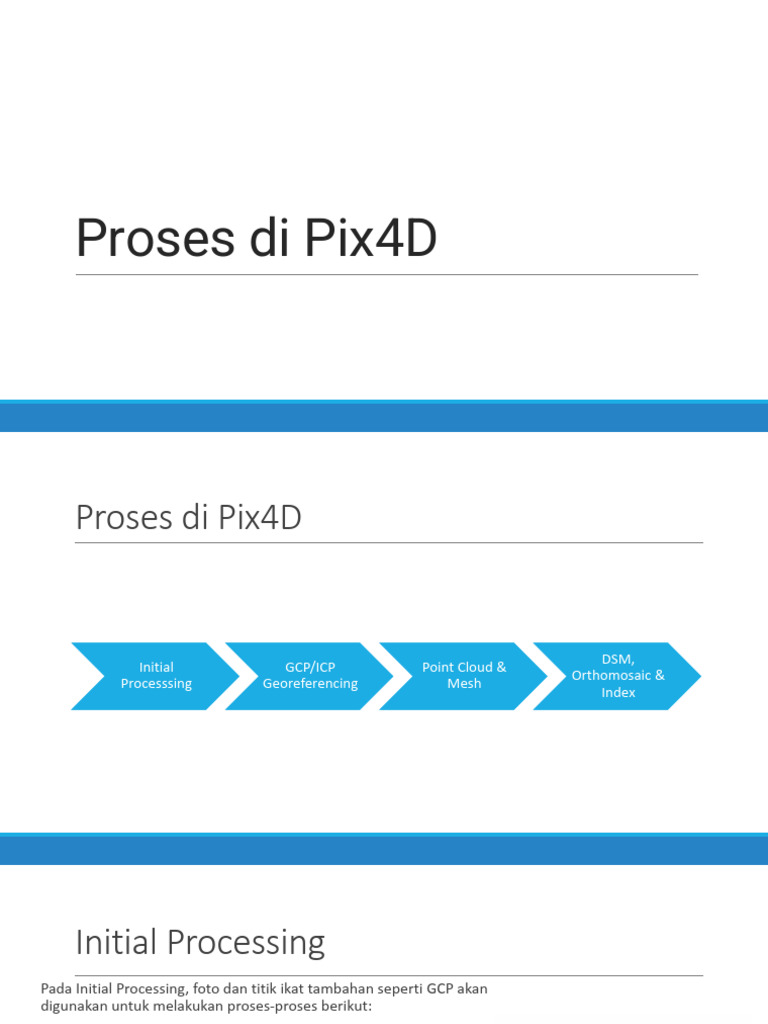 Proses Pix4D | PDF