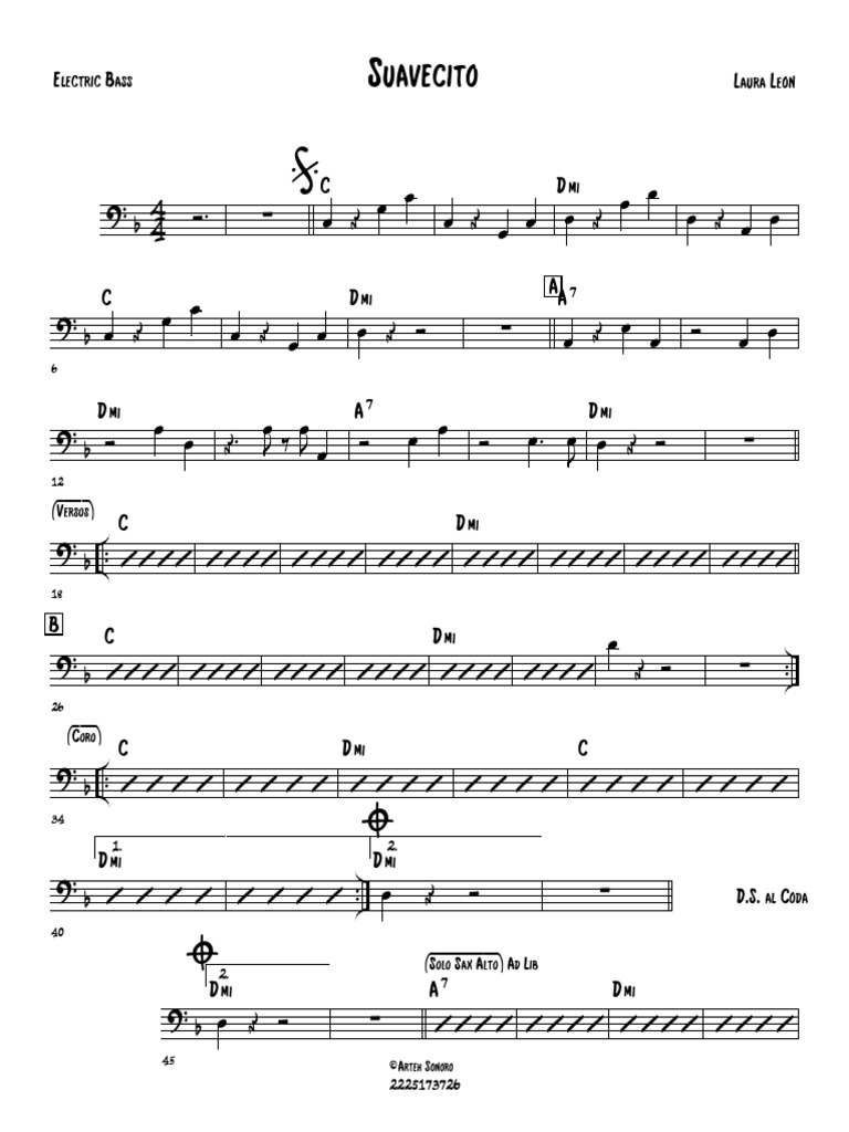 Suavecito - Electric Bass | PDF
