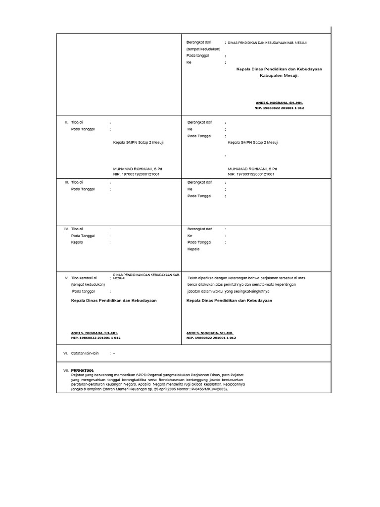 sppd kosong (1) (1) | PDF