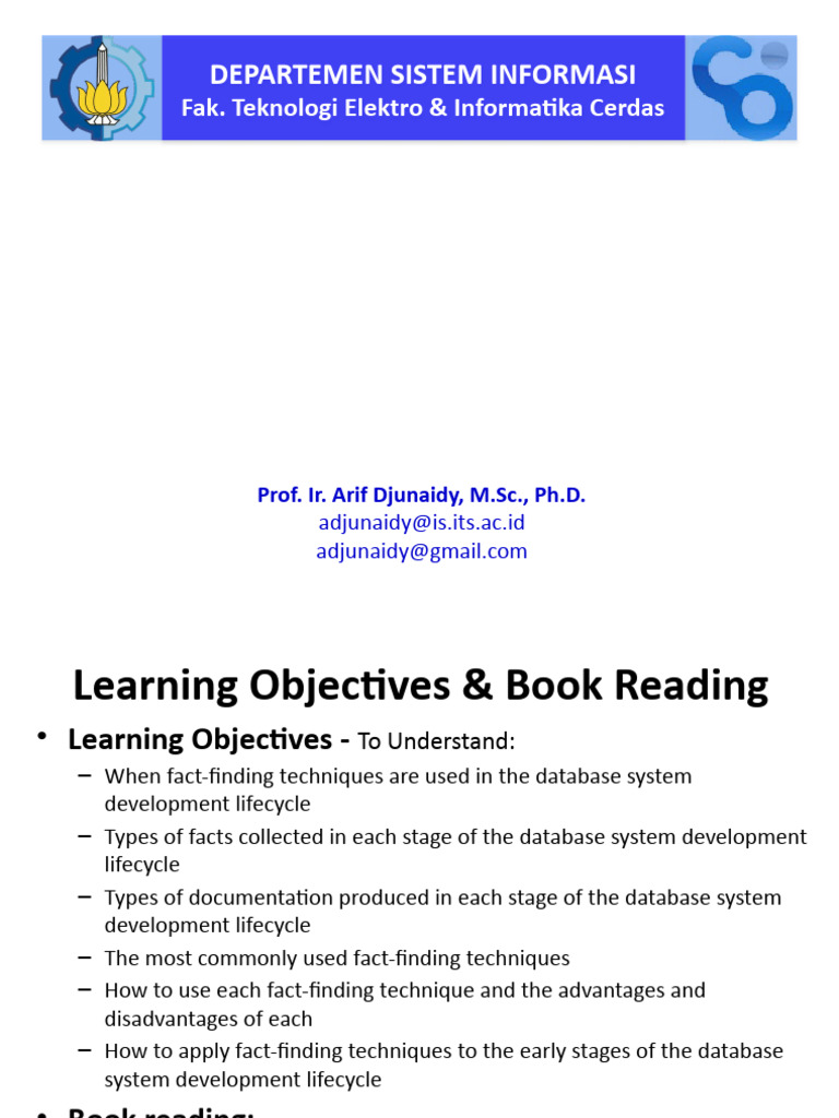 Chapter 03 DB Fact Finding | PDF