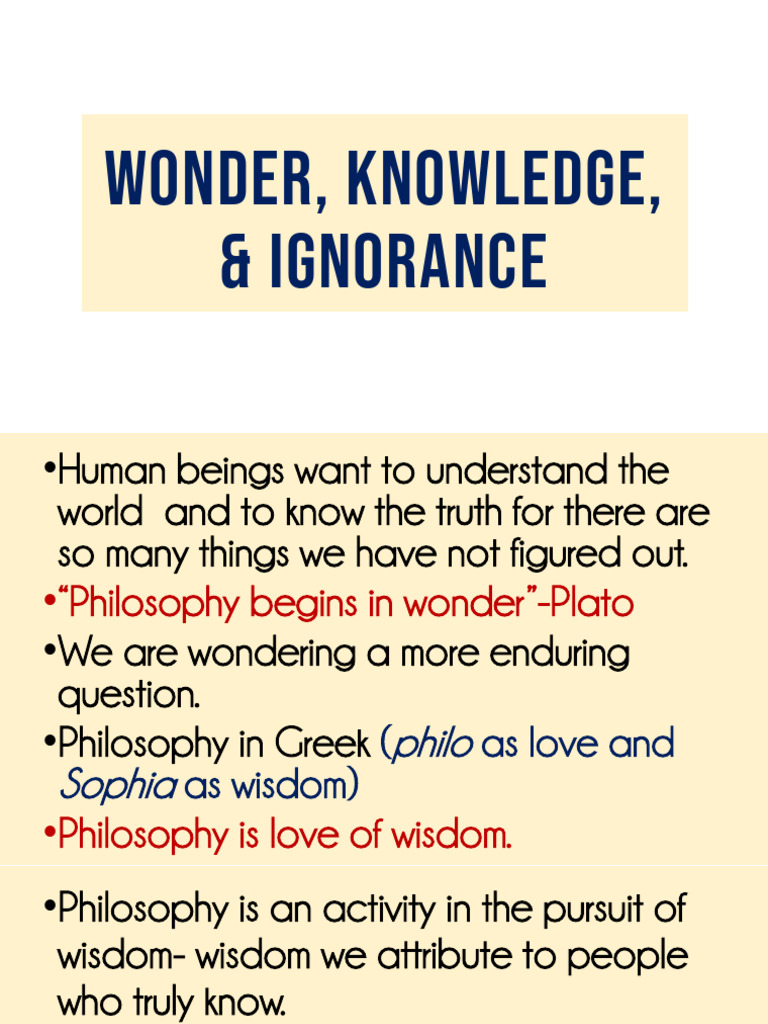 4.-Wonder-Knowledge-Ignorance-pdf | PDF