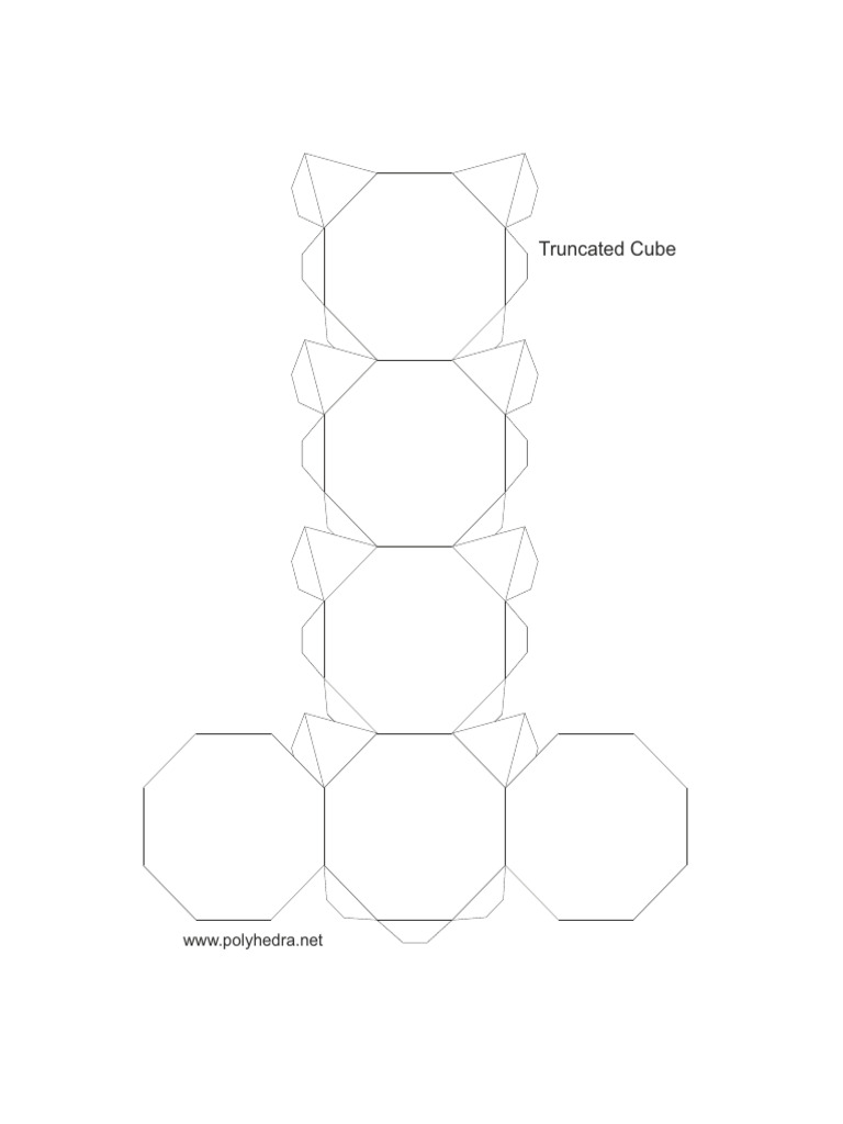 Truncated Cube.cdr | PDF