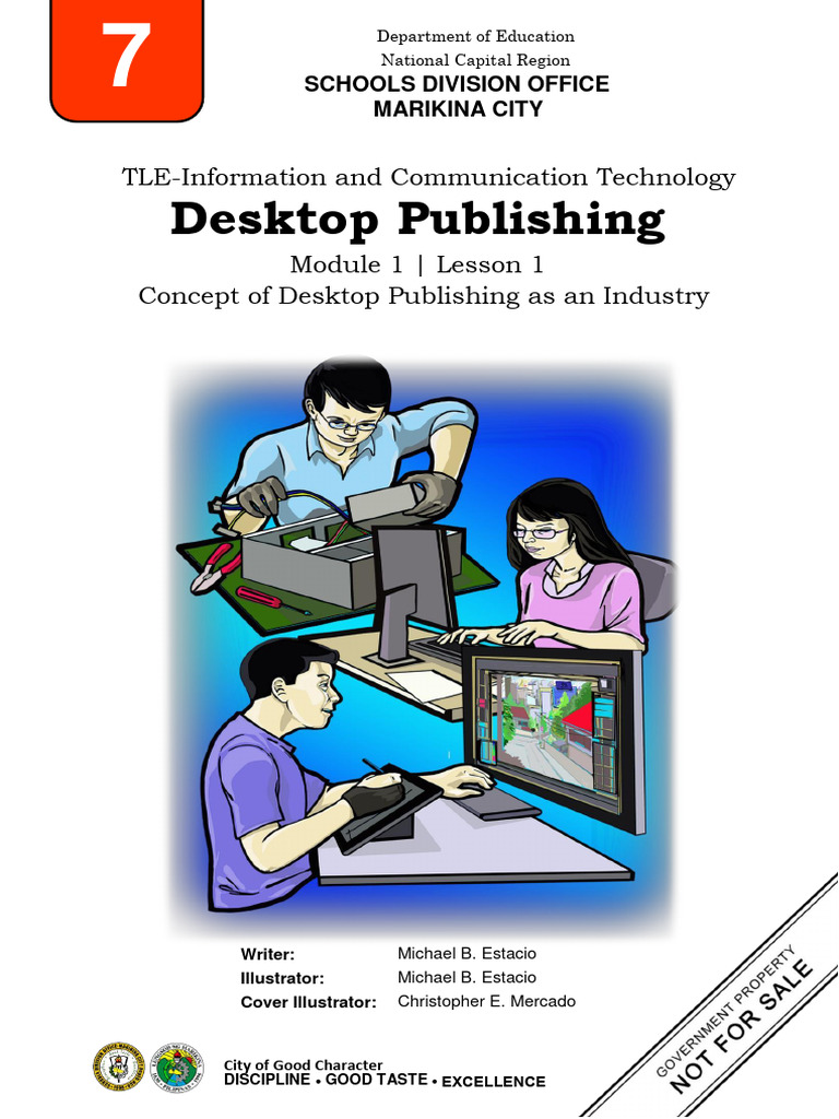 1.1.New-cover Desktoppub.7 8 q3 Module-1 l1 Intro.to-dtp Final | PDF