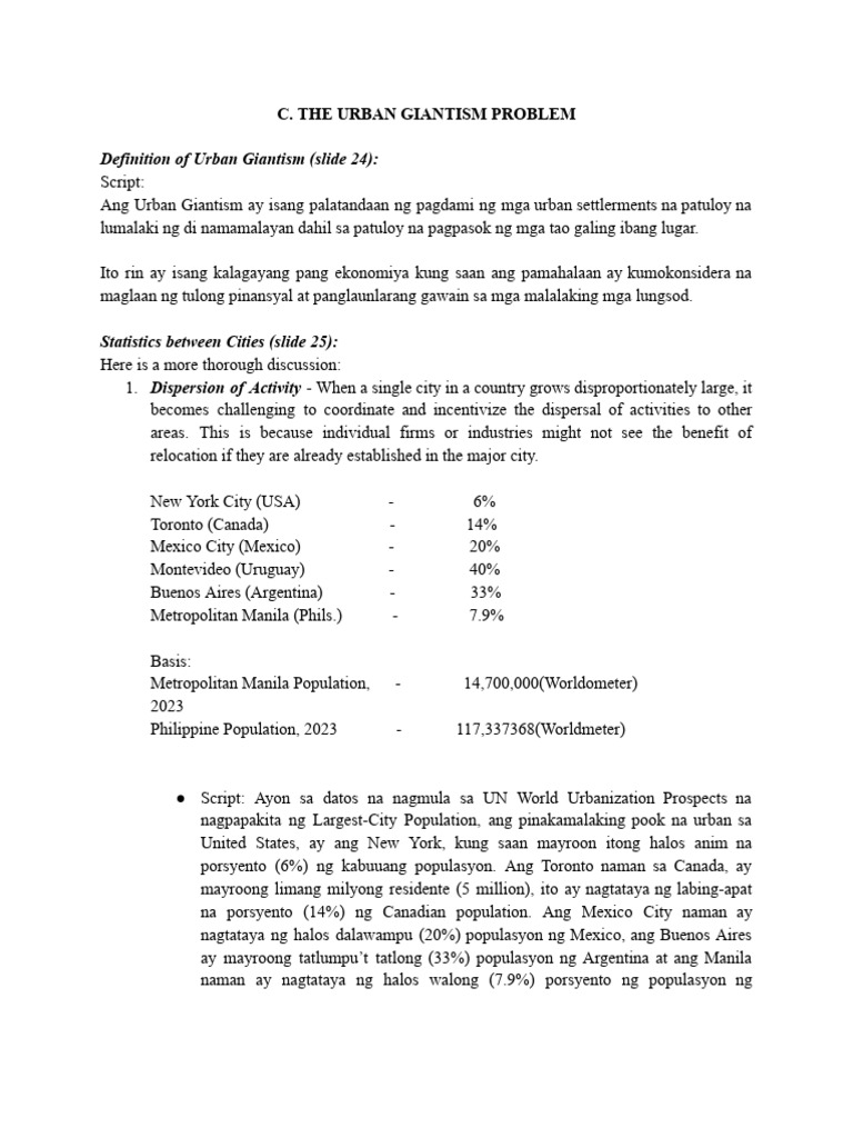 Urbanization And Rural Urban Migration Pdf
