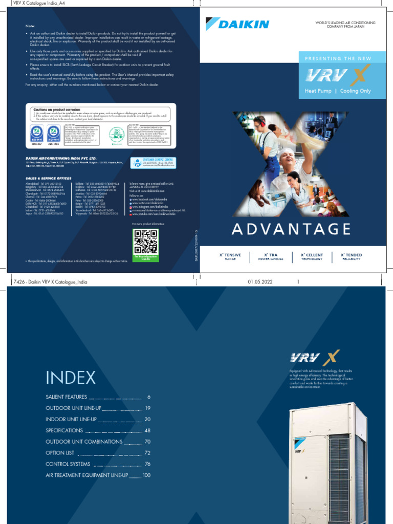 VRV X Catalogue - 2023 | Download Free PDF | Air Conditioning | Energy ...