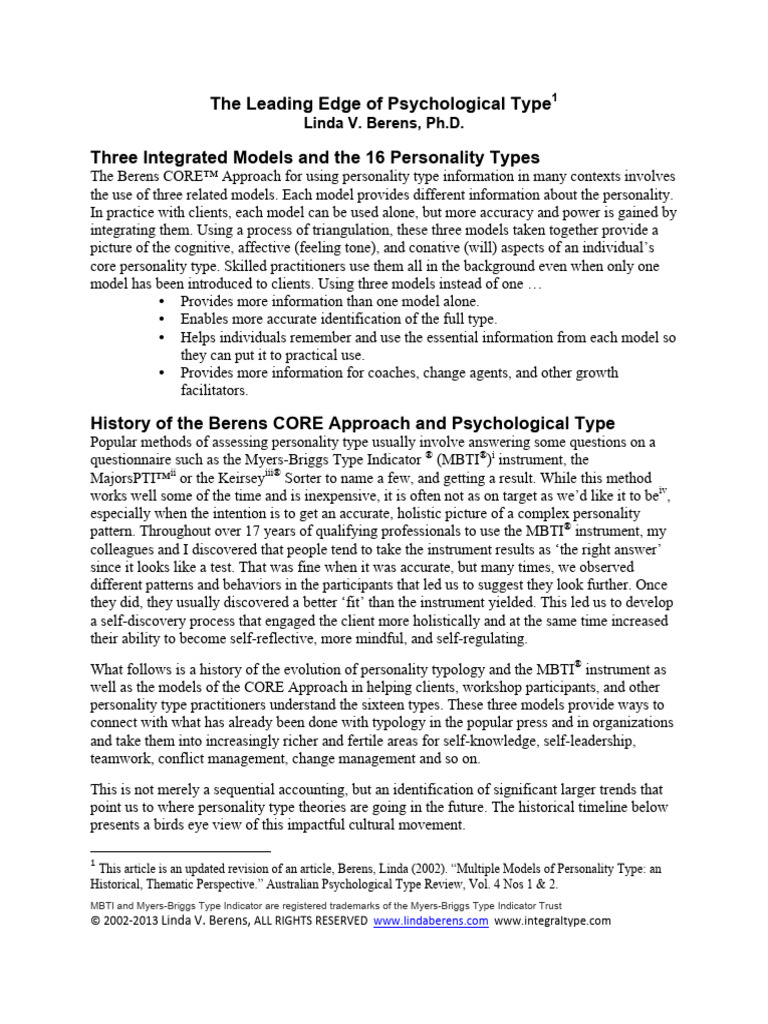 Leading-Edge-of-Psych.-Type-CORE5.13 | PDF