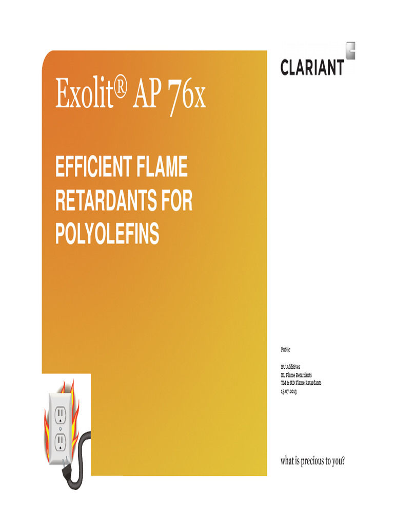 Exolit AP For Polyolefins July 2013 | PDF