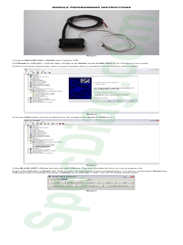Module Programming Instructions | PDF