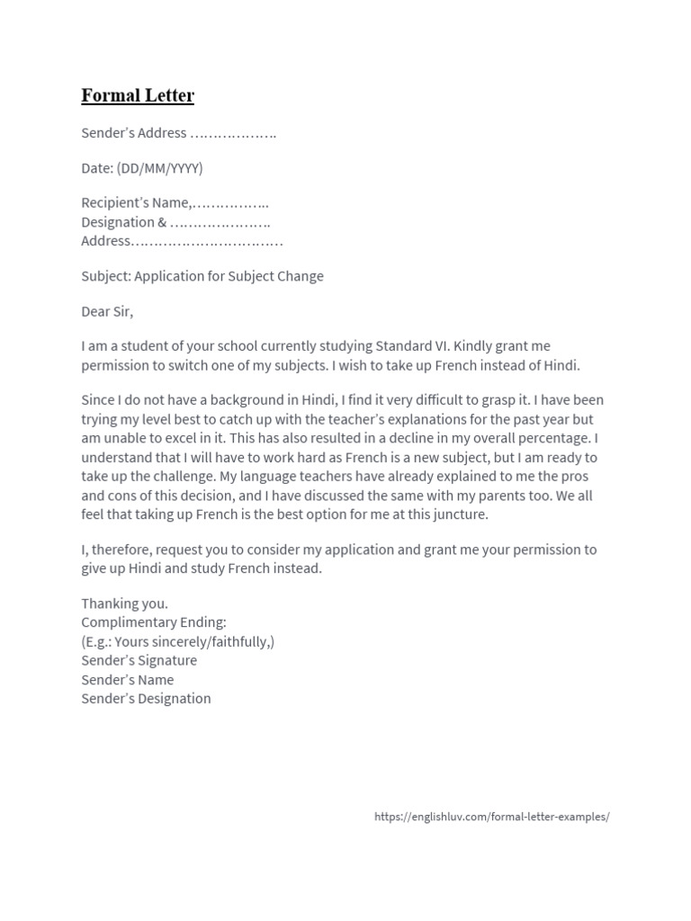 Letter Examples | Download Free PDF | Behavioural Sciences ...