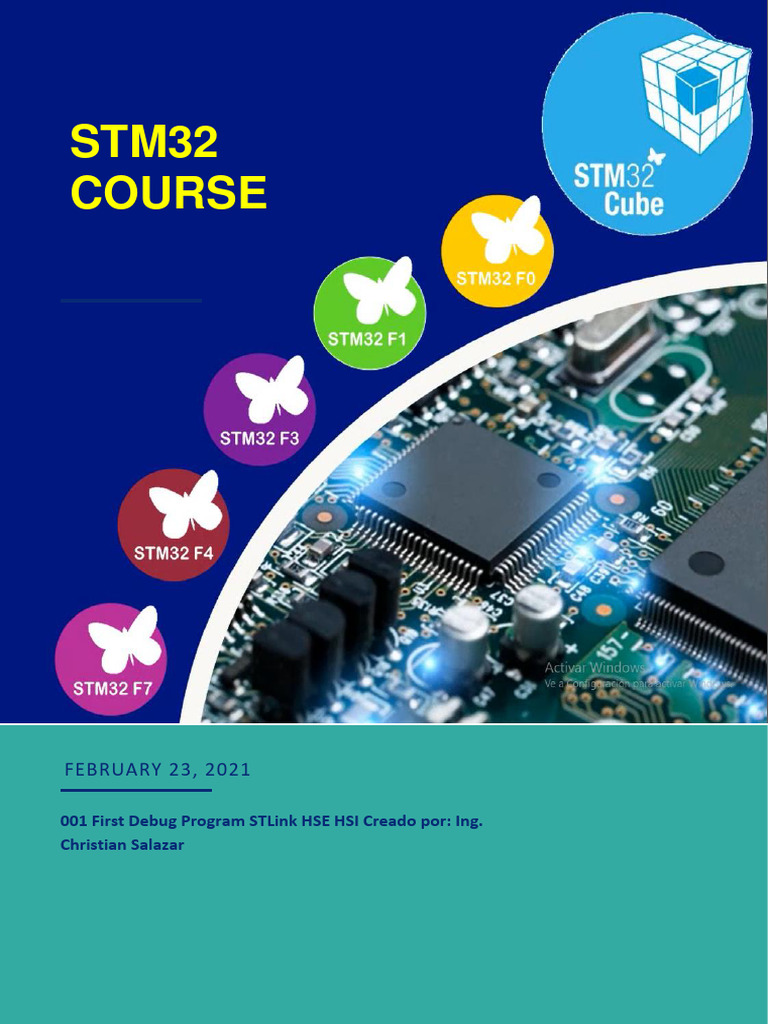 001 First Debug Program STLink HSE HSI (GUIDE) | PDF