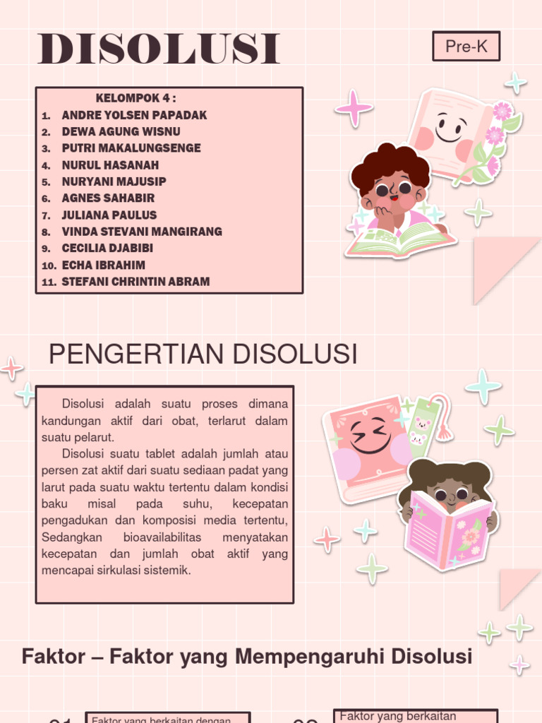Faktor Mempengaruhi Disolusi Obat | PDF