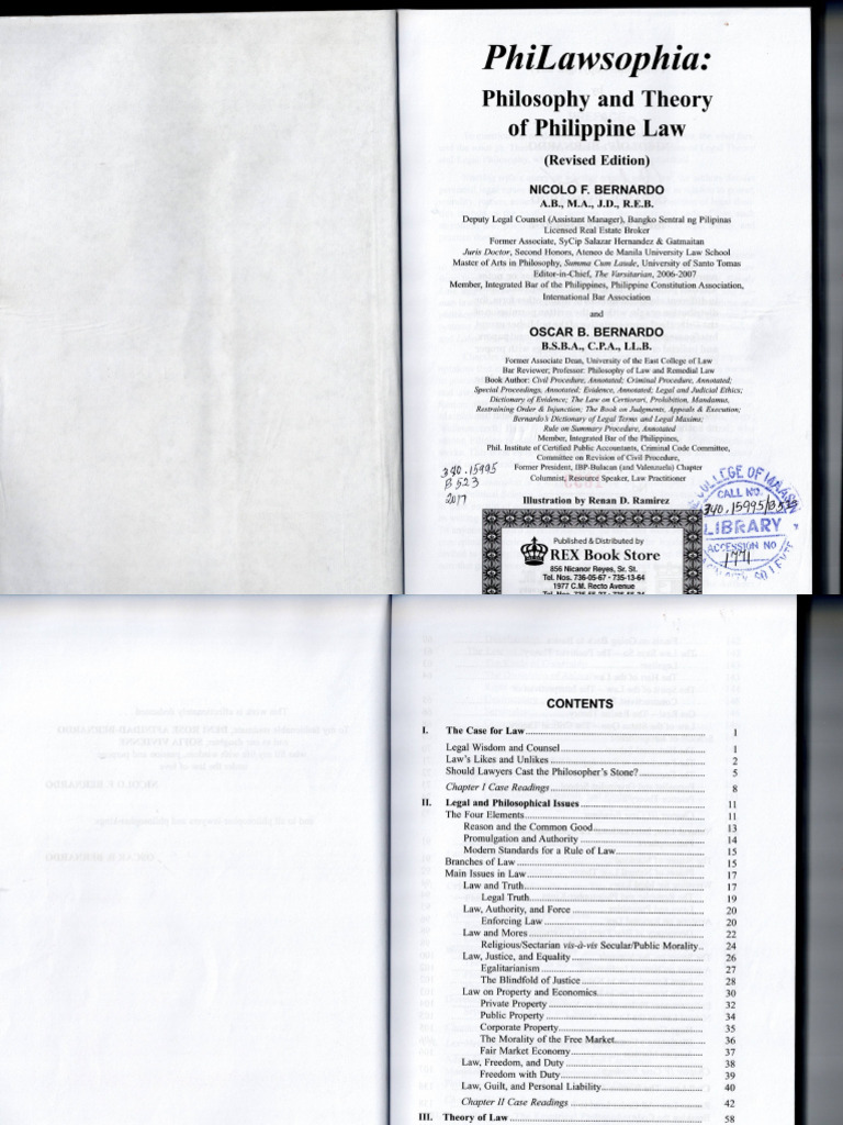 Philawsophia Philosophy and Theory of Philippine Law 1 | PDF