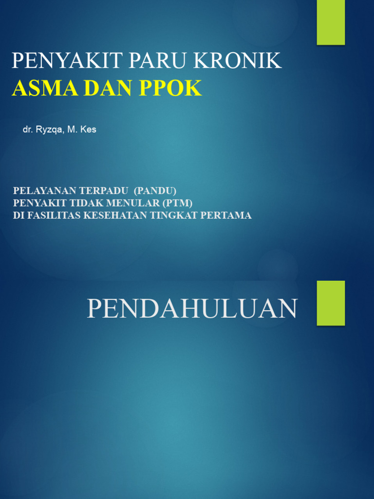 Asma - PPOK Pandu PTM-PDPI | PDF