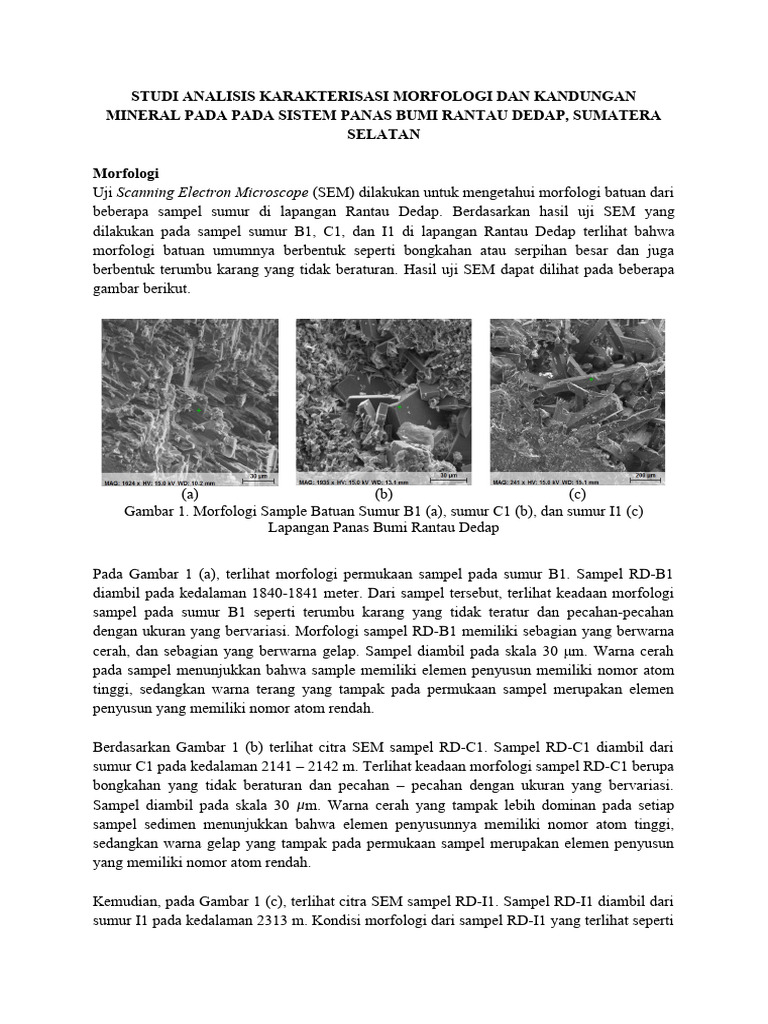 Pembahasan Jurnal SEM XRD | PDF