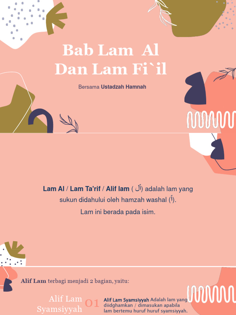 Hukum Lam Al Dan Lam Fi'il | PDF