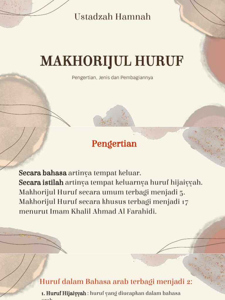 Makhorijul Huruf PDF | PDF