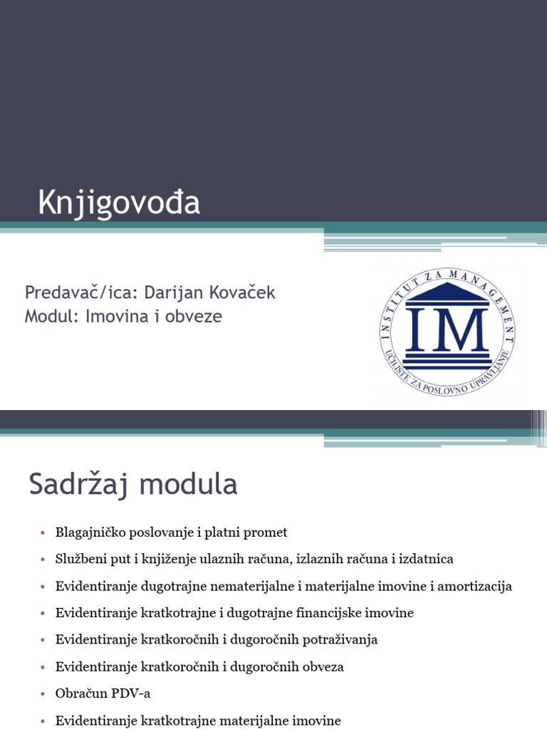 Predavanje | PDF