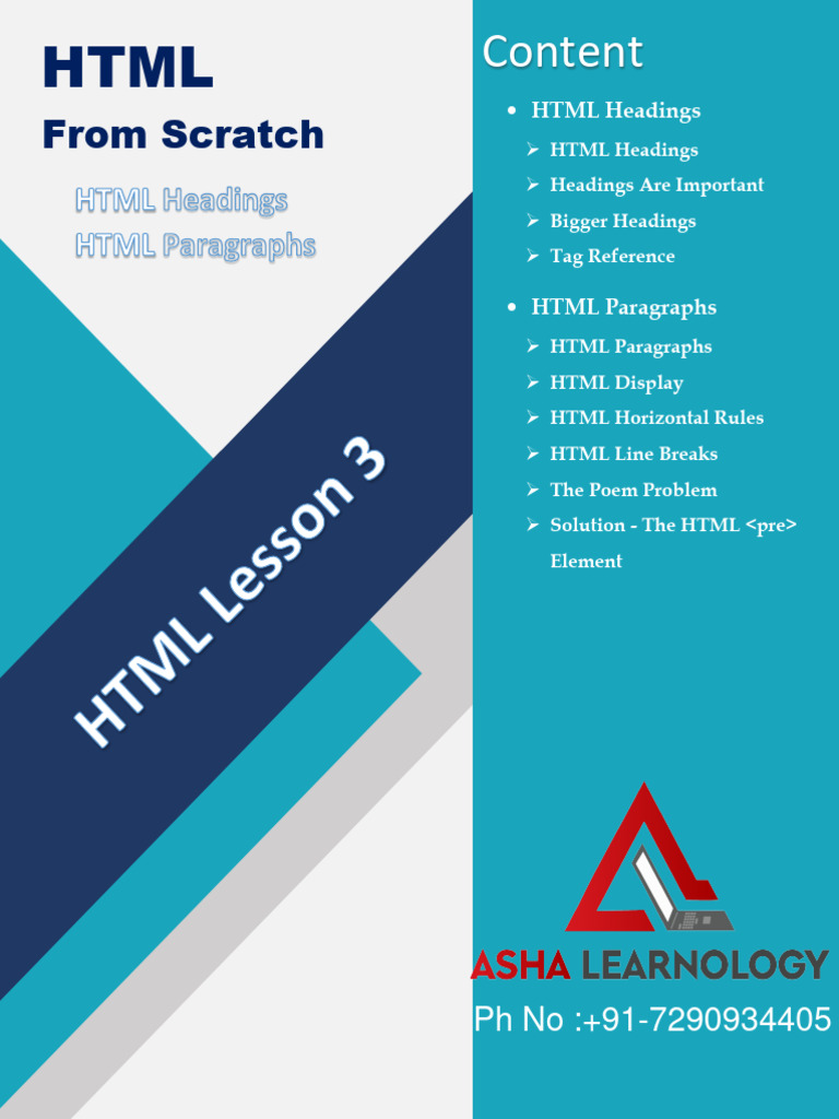 HTML Lesson 3 | PDF