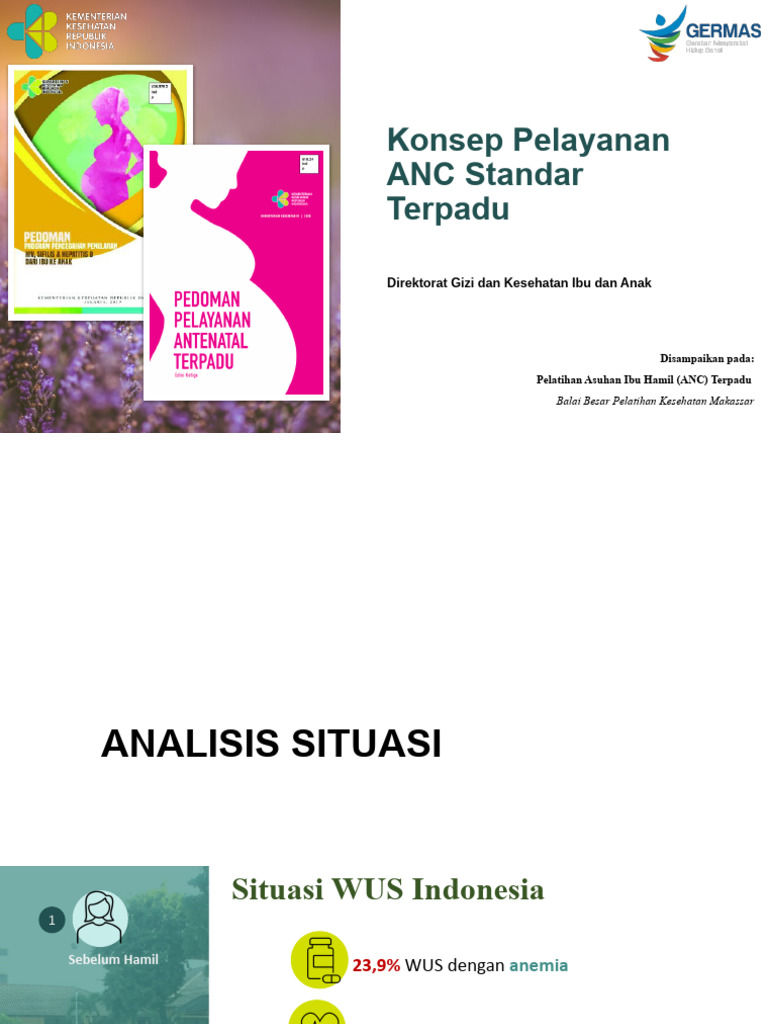 ANC Terpadu Konsep Pelayanan ANC Standar Terpadu | PDF