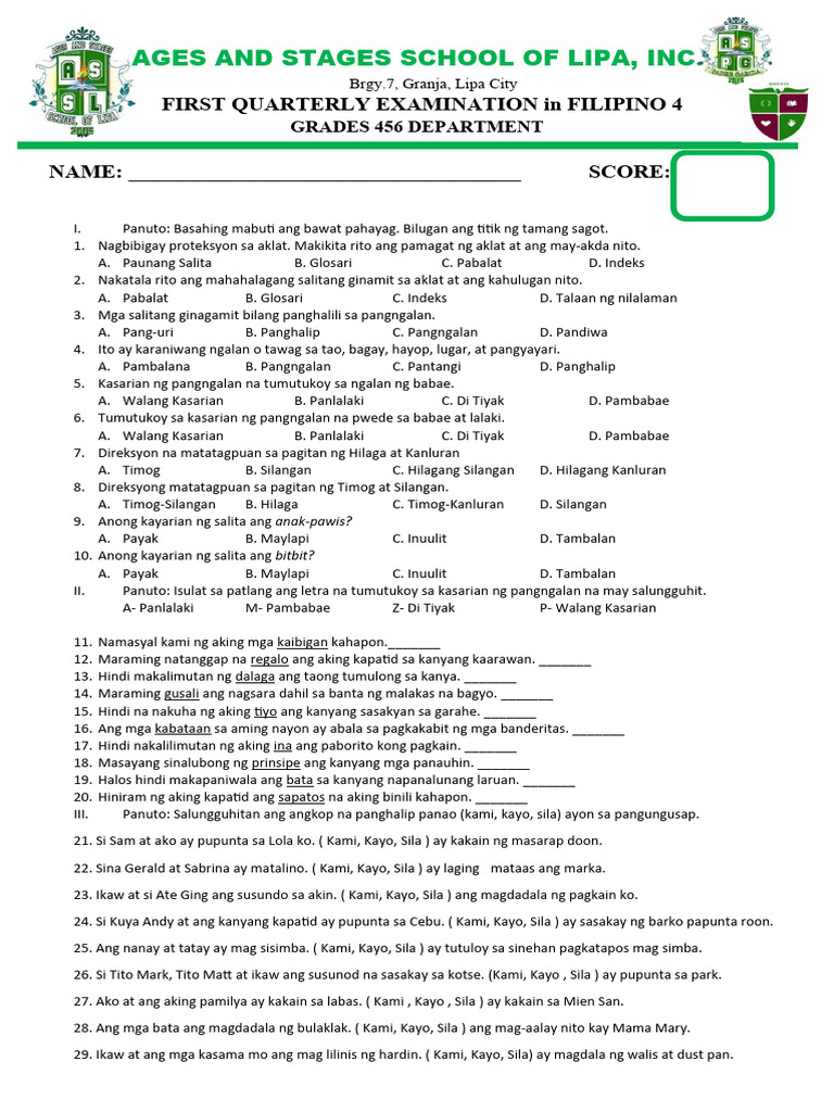 Filipino 4 | PDF