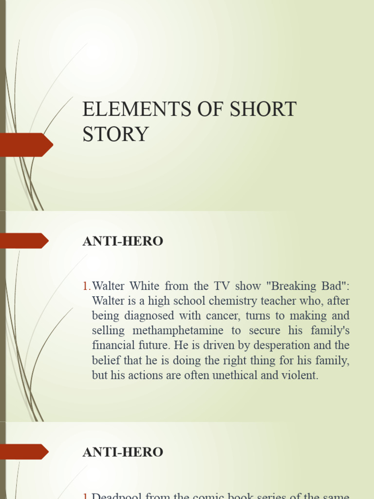 Elements of Short Story - Historical - Reader-Response | PDF | Narration
