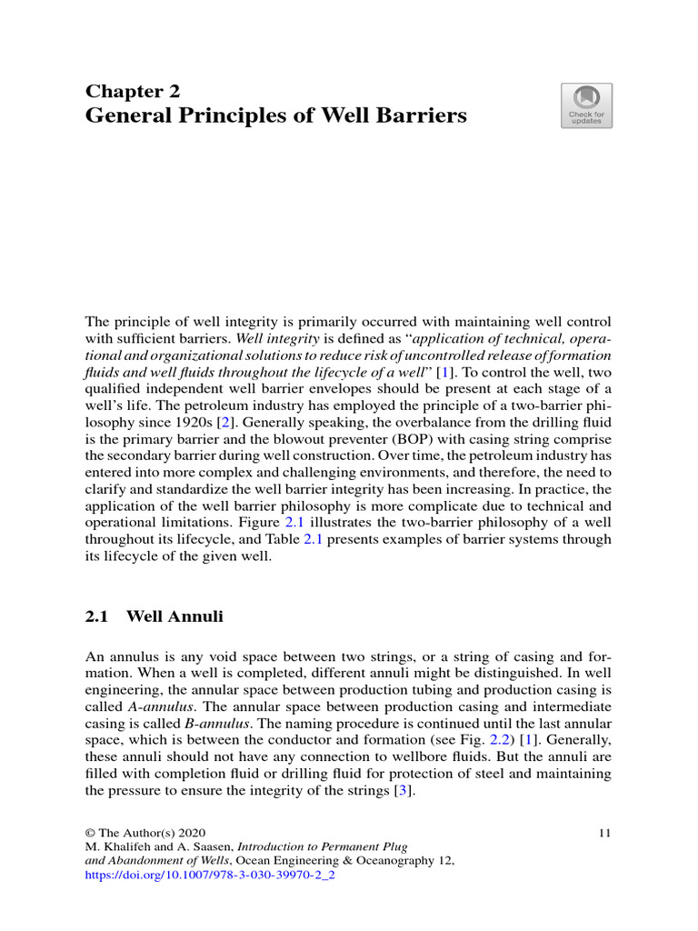 Well Barrier Principles Explained | PDF | Technology & Engineering
