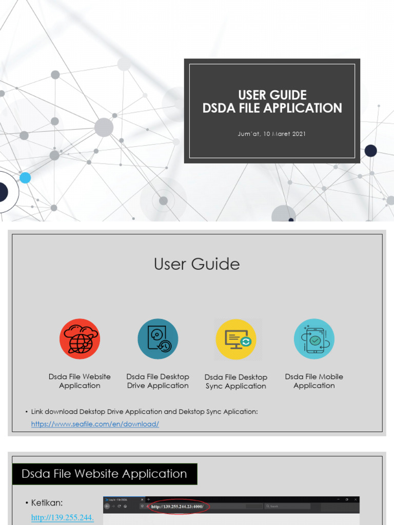 User Guide File DSDA - 12 Maret 2021 | PDF