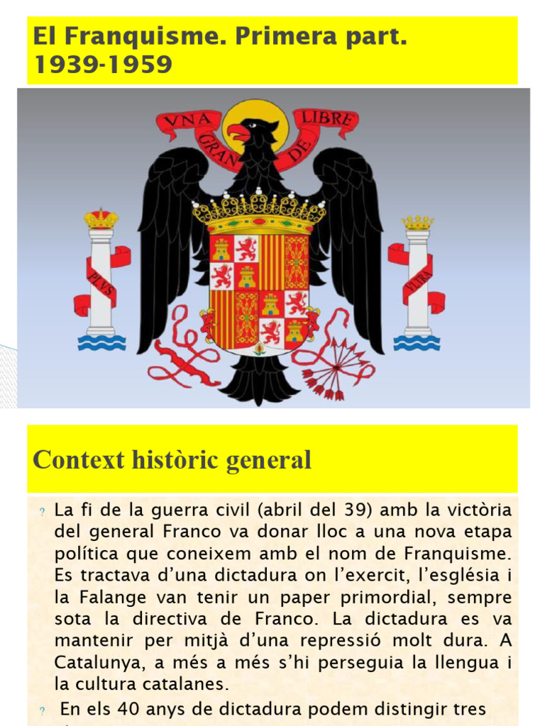 Franquisme 1939-1959 | PDF