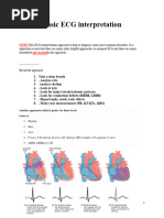 Normal ECG Checklist PDF | PDF | Electrocardiography | Circulatory System