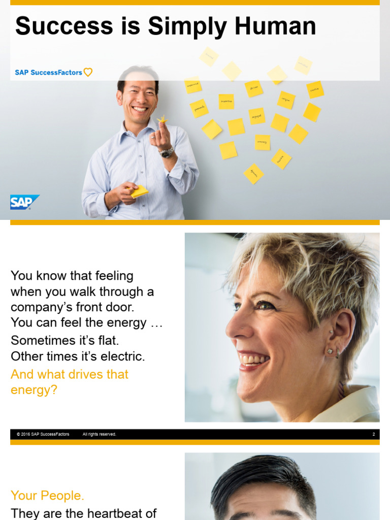 Our SuccessFactors Story Pitch Deck | PDF