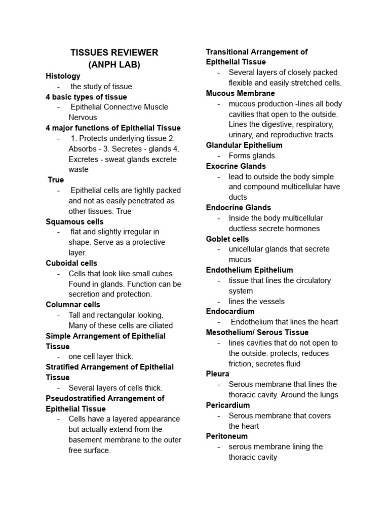 TISSUES-REVIEWER | PDF