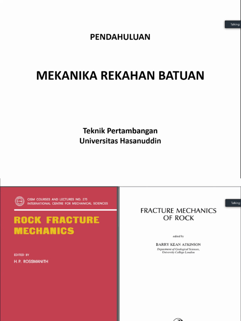 Pertemuan 1 Mekanika Rekahan | PDF