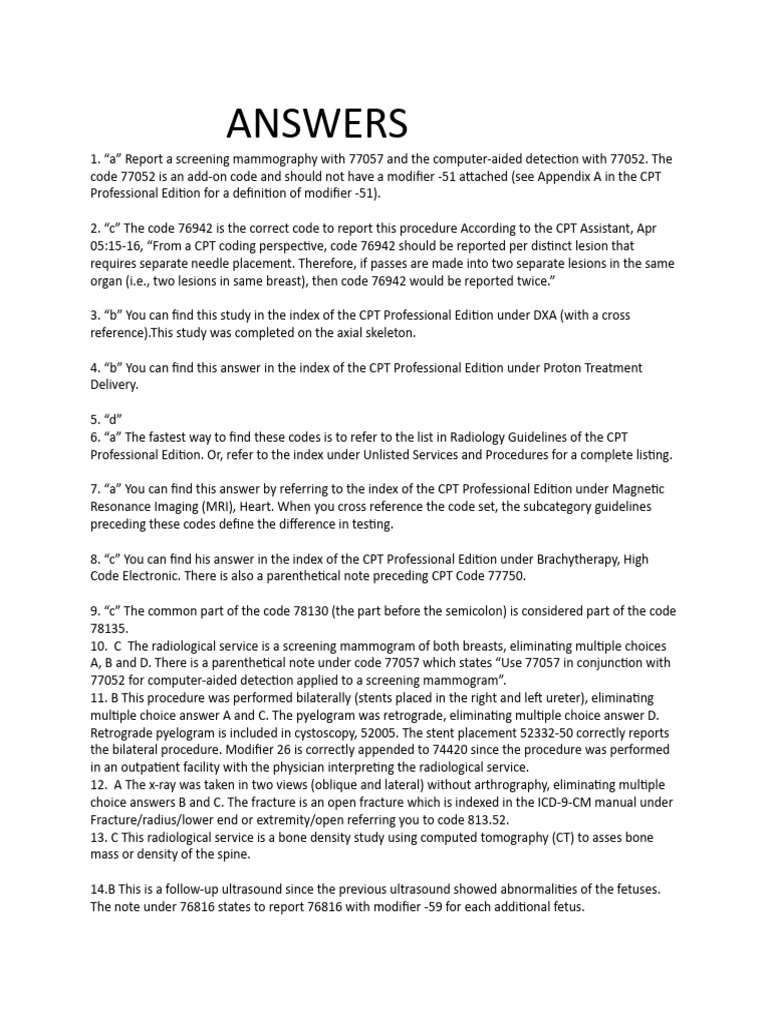 Radiology Exercises 08022013 | PDF | Radiology | Magnetic Resonance Imaging