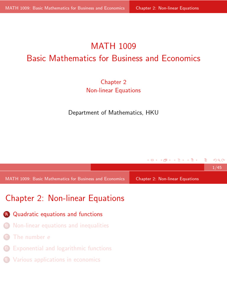 Math 1009 l2 | PDF | Equations | Logarithm