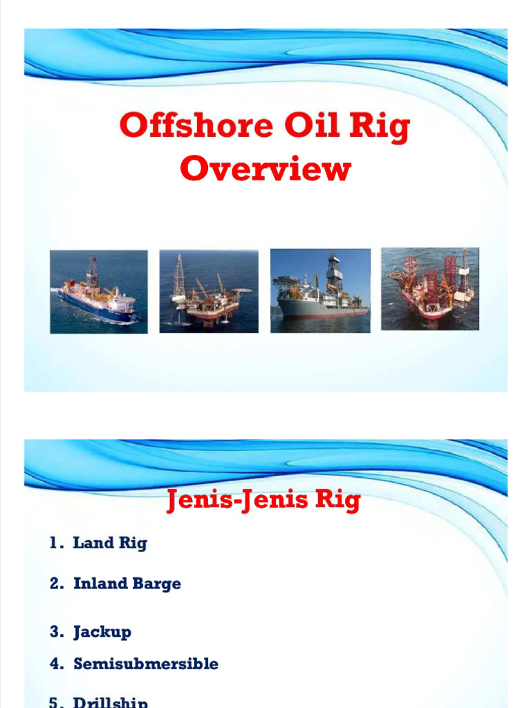 Offshore Drilling Rig Types & Specs | PDF